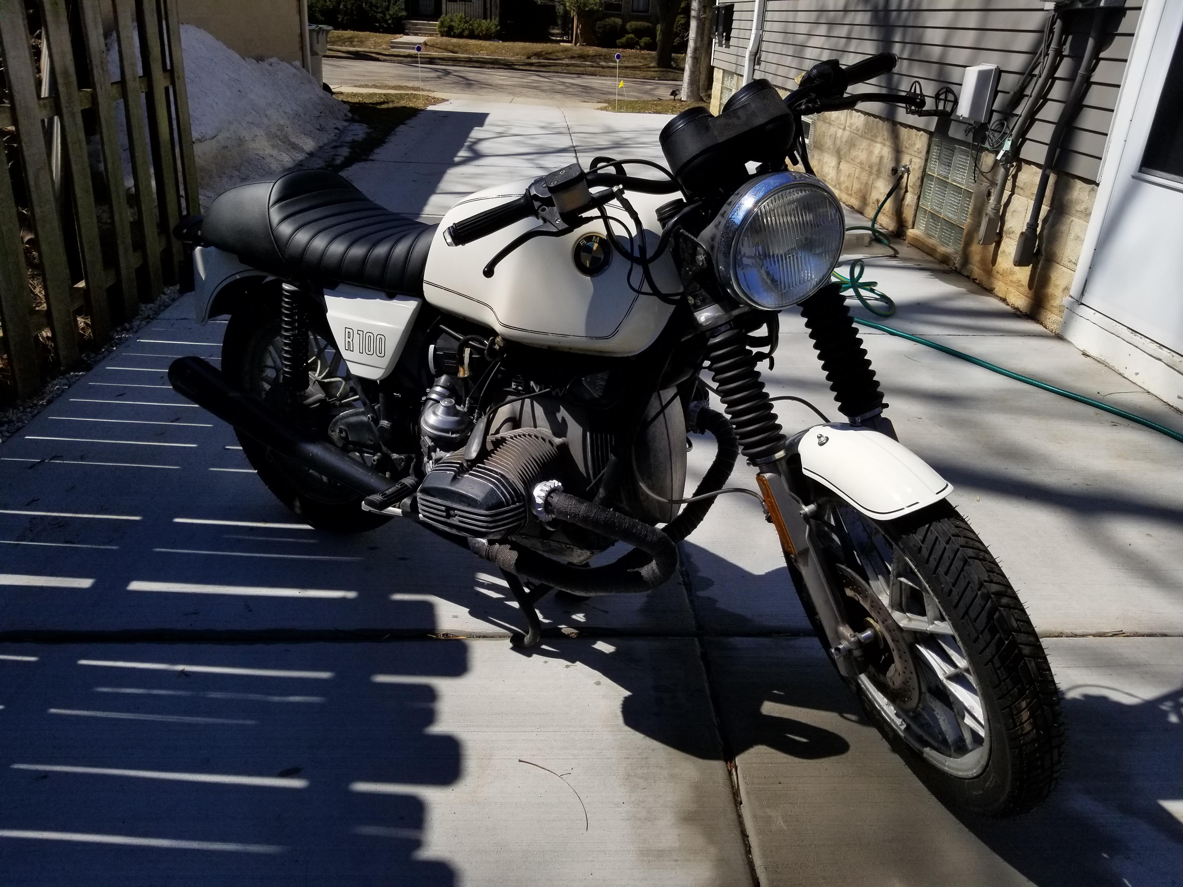 1984 BMW R100 Cafe Racer Project - Members BMWs - WI BIMMERS ...